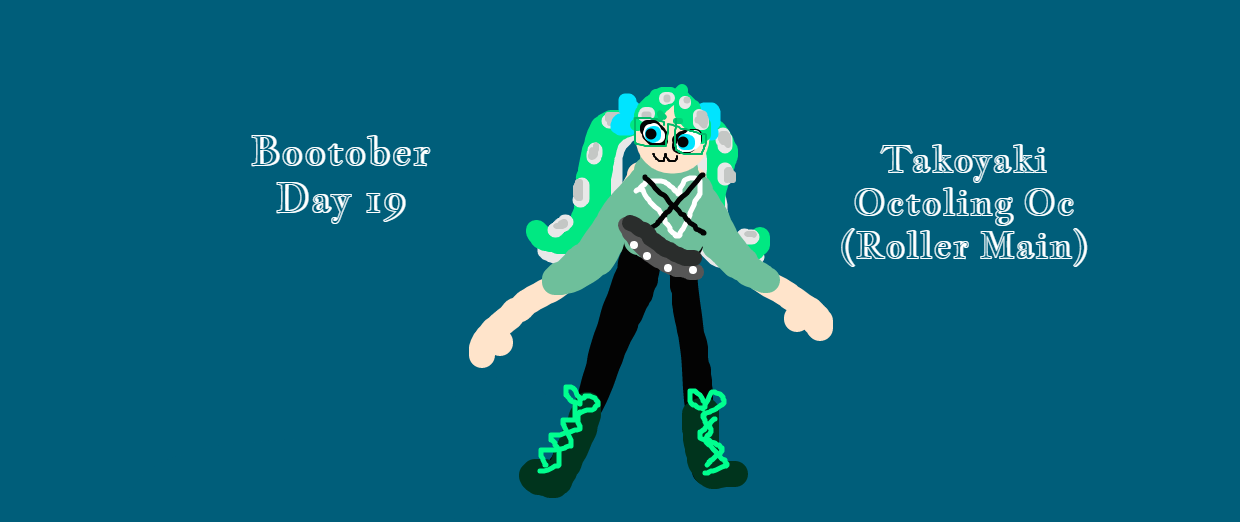 Takoyaki, Octoling OC- Bootober 2022 Day 19 by BooLooCrew on DeviantArt