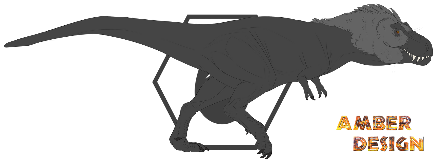 Tyrannosaurus Amber Design Template by PrimalInstincts on DeviantArt