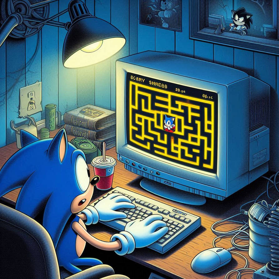 sonic scary maze game by CatPet18 on DeviantArt
