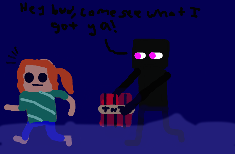 TNT enderman by AdventureNewt13 on DeviantArt