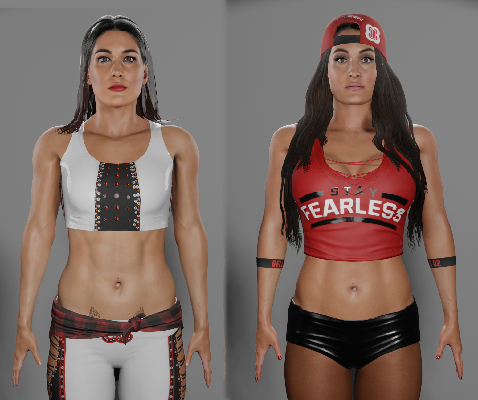 Bella Twins WWE 2K20 (Rigged) by DexPac on DeviantArt