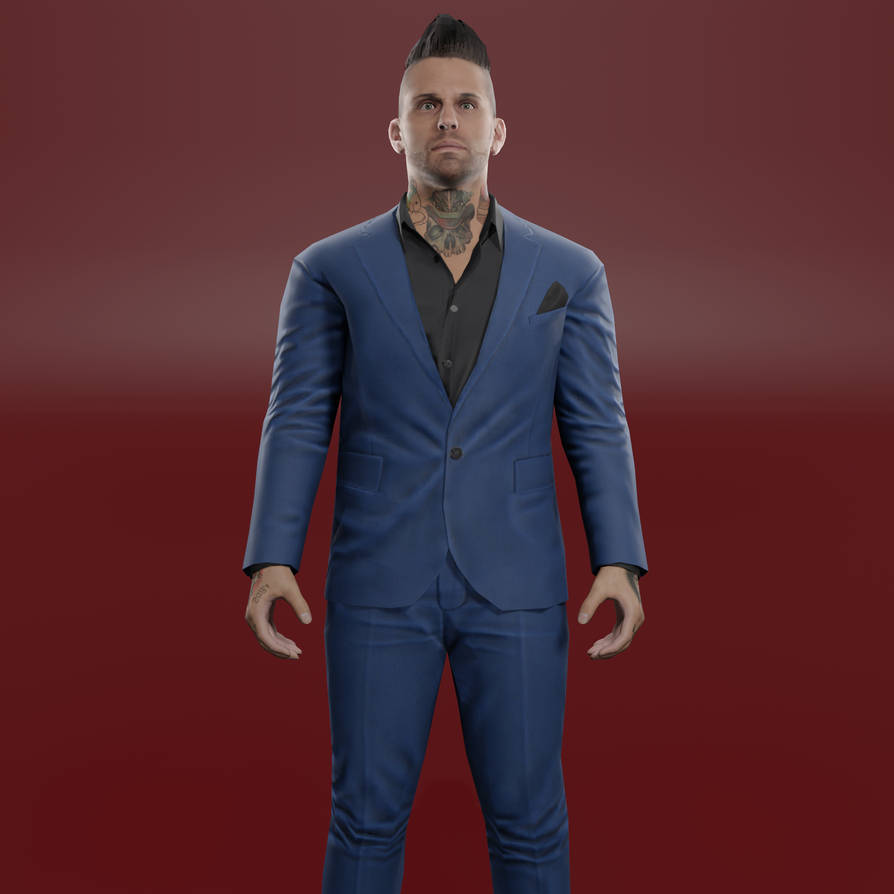 Corey Graves 2K20 (rigged) by DexPac on DeviantArt