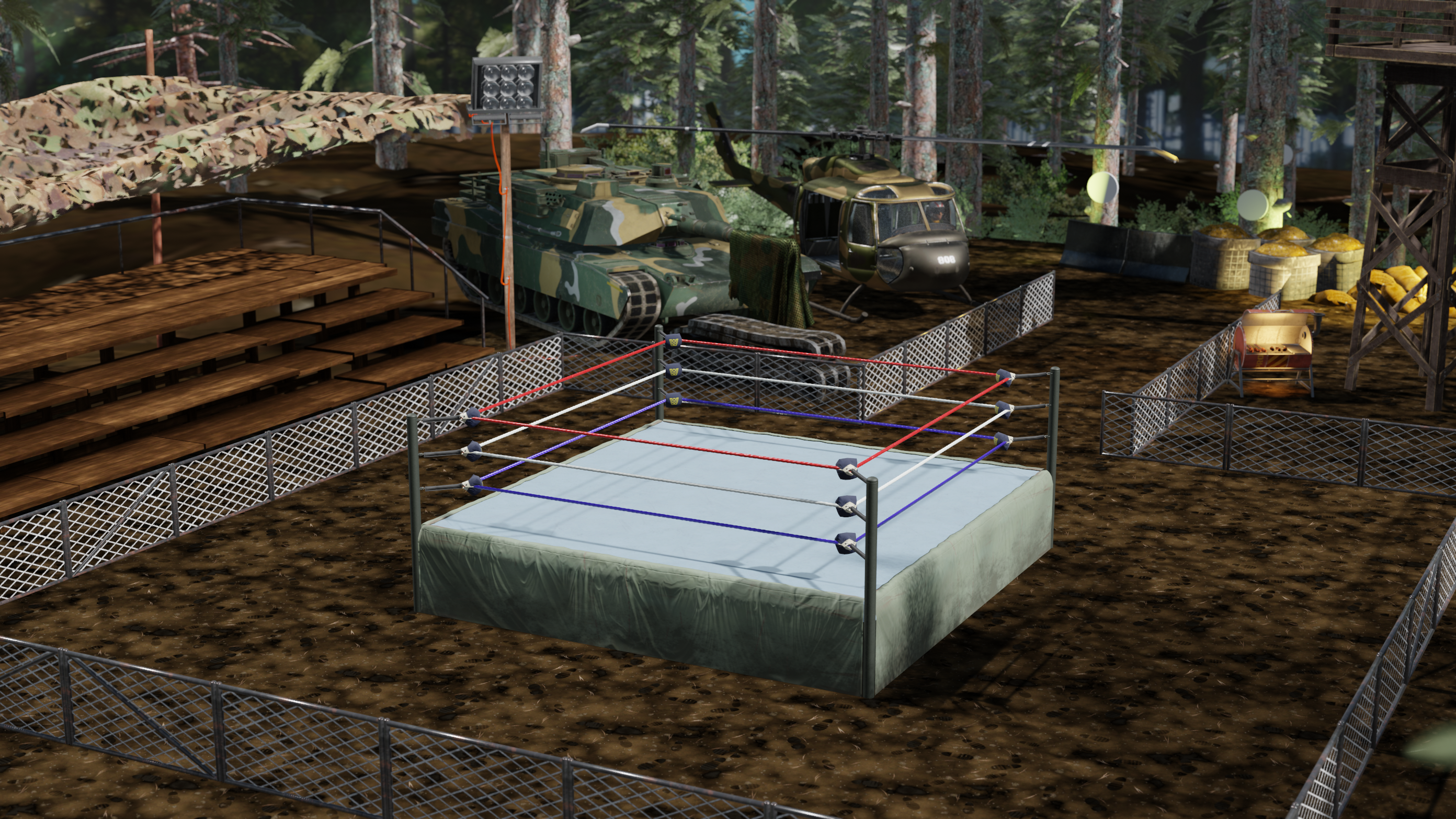 WWE 2K Battlegrounds Bootcamp Arena (.blend) by DexPac on DeviantArt