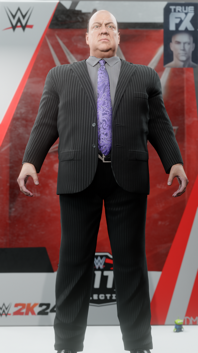 Paul Heyman WWE 2K24 (basic) by DexPac on DeviantArt