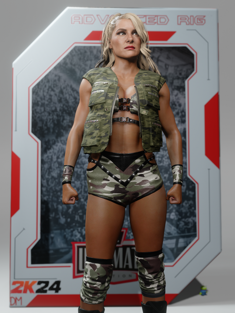 Lacey Evans WWE 2K24 (advanced rig) by DexPac on DeviantArt