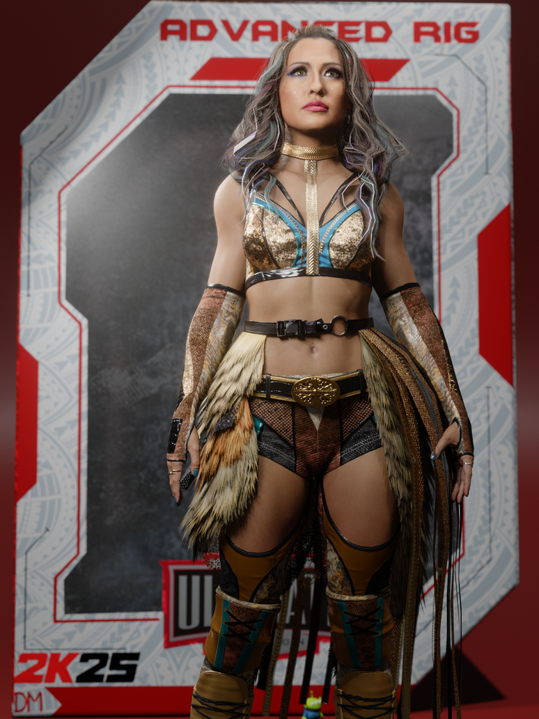 Giulia WWE 2K25 (advanced rig) by DexPac on DeviantArt