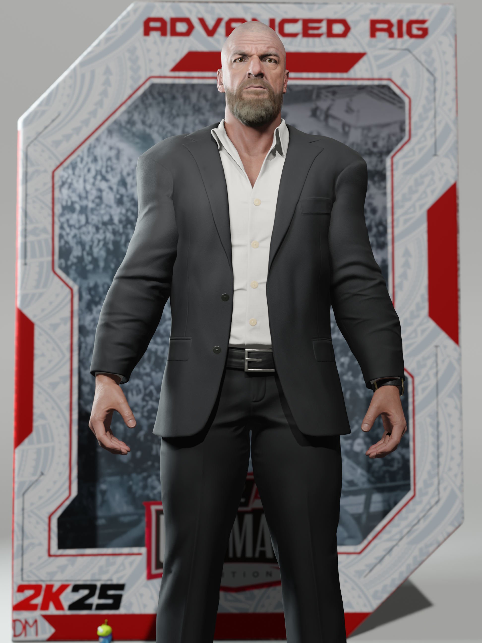 Triple H Suited WWE 2K25 (advanced rig) by DexPac on DeviantArt