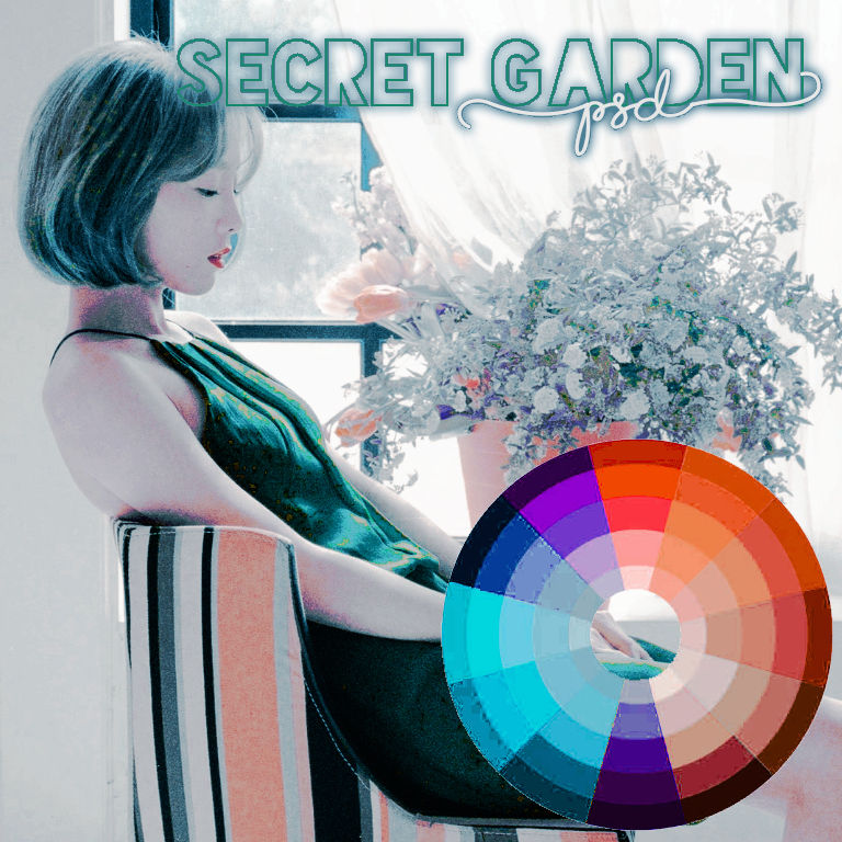 PSD Coloring #31: Secret Garden by yeonniebear on DeviantArt