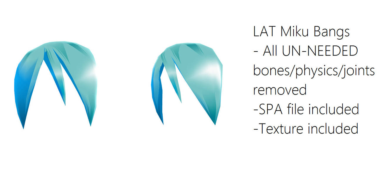 MMD - LAT Miku Bangs by Ayodan on DeviantArt