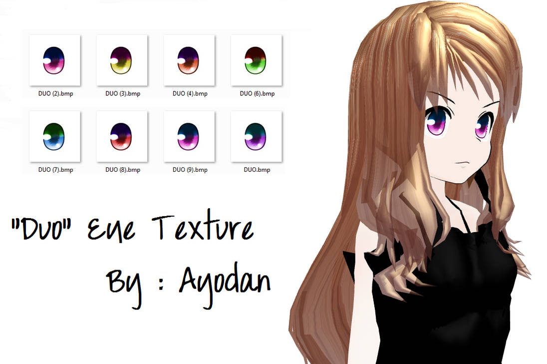 MMD : 'Duo' Eye Texture + DL by Ayodan on DeviantArt