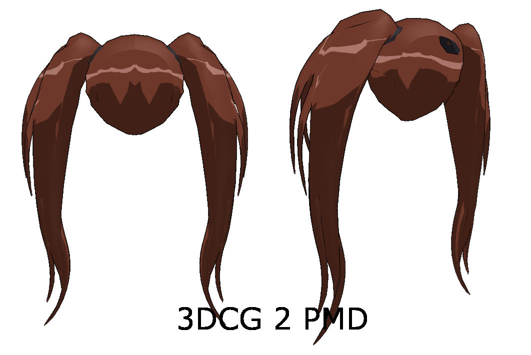 MMD : Long Twintails Back by Ayodan on DeviantArt
