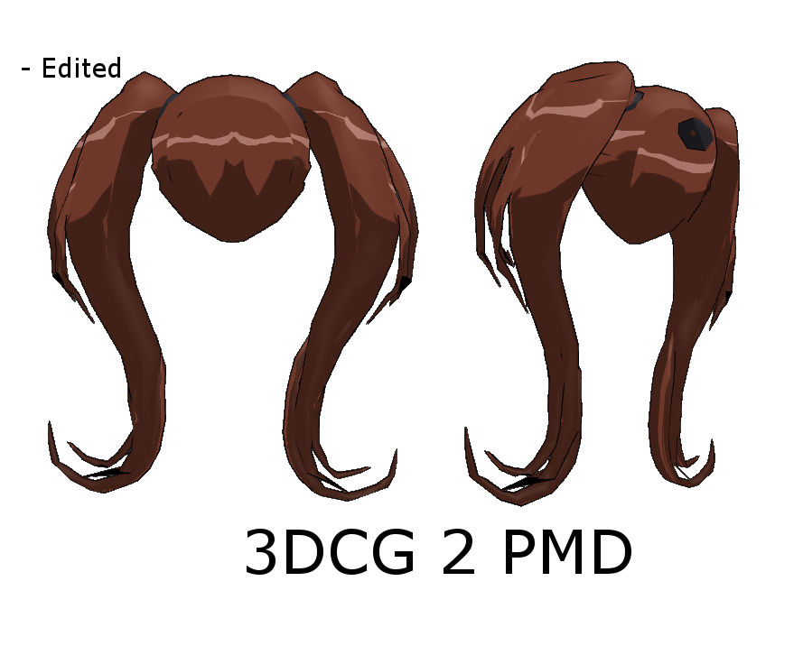 MMD : Long Twintails Back Curled by Ayodan on DeviantArt