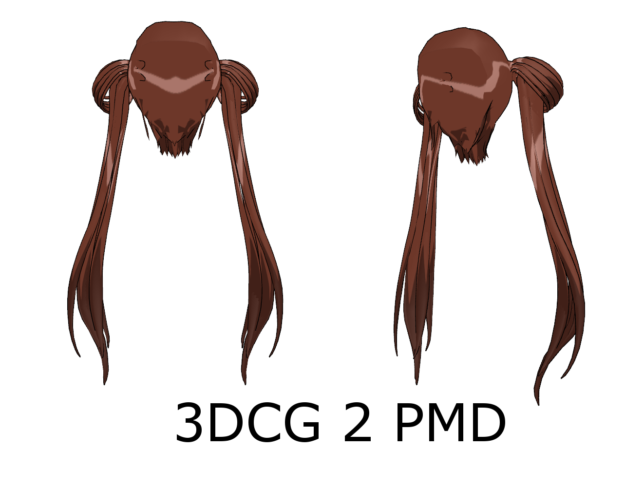 MMD : Bunned Medium Pigtails by Ayodan on DeviantArt