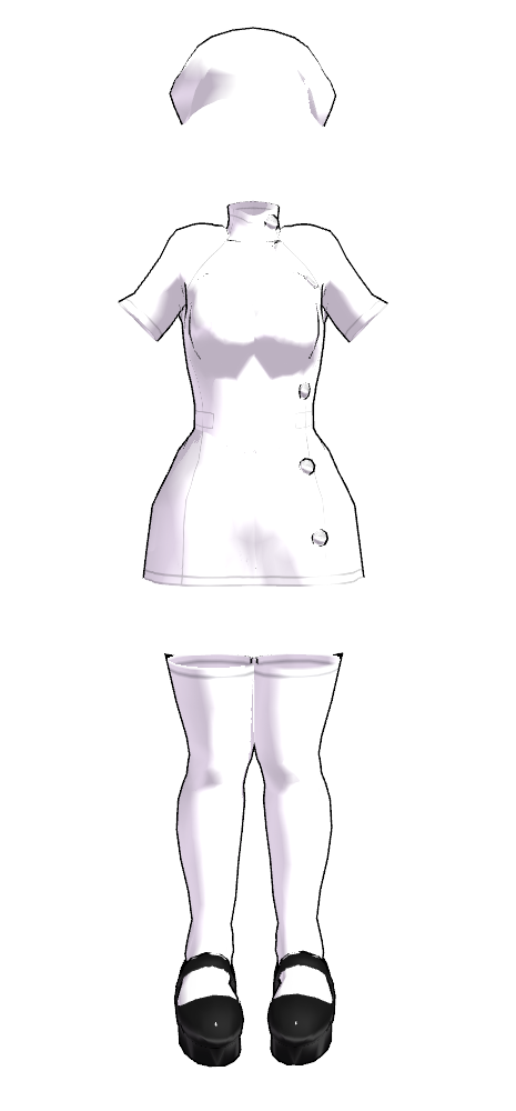 MMD : Nurse Outfit + DL by Ayodan on DeviantArt