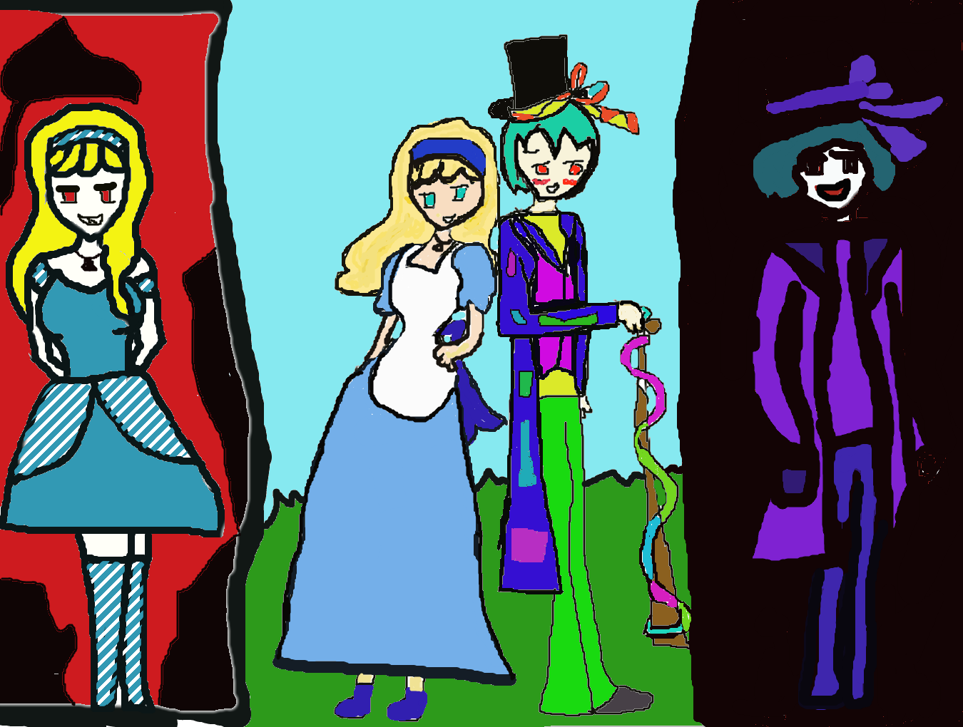 Alice vs Alice by alicenightray588 on DeviantArt
