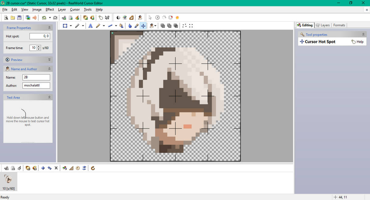 2B cursor by mikhaeljulius27 on DeviantArt