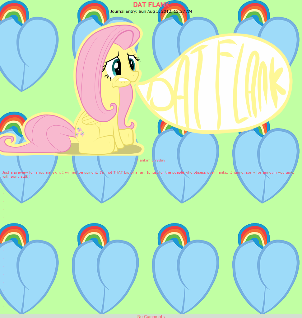 DAT FLANK skin w/ Derpy Hooves cursor by TiptopHopscotch on DeviantArt