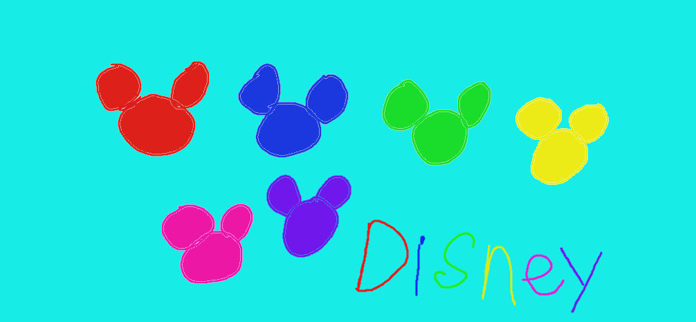 Colorful Mickey Ears by DisneyMaster1234 on DeviantArt