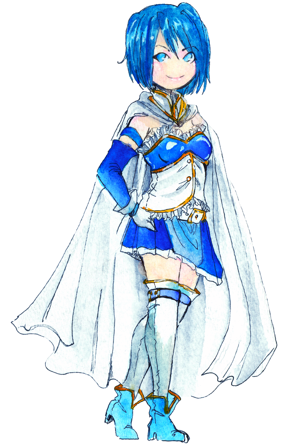 Sayaka Sticker by Kiwipancakes on DeviantArt