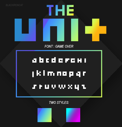 THE UNIT font + 2 styles by Blackironcat on DeviantArt
