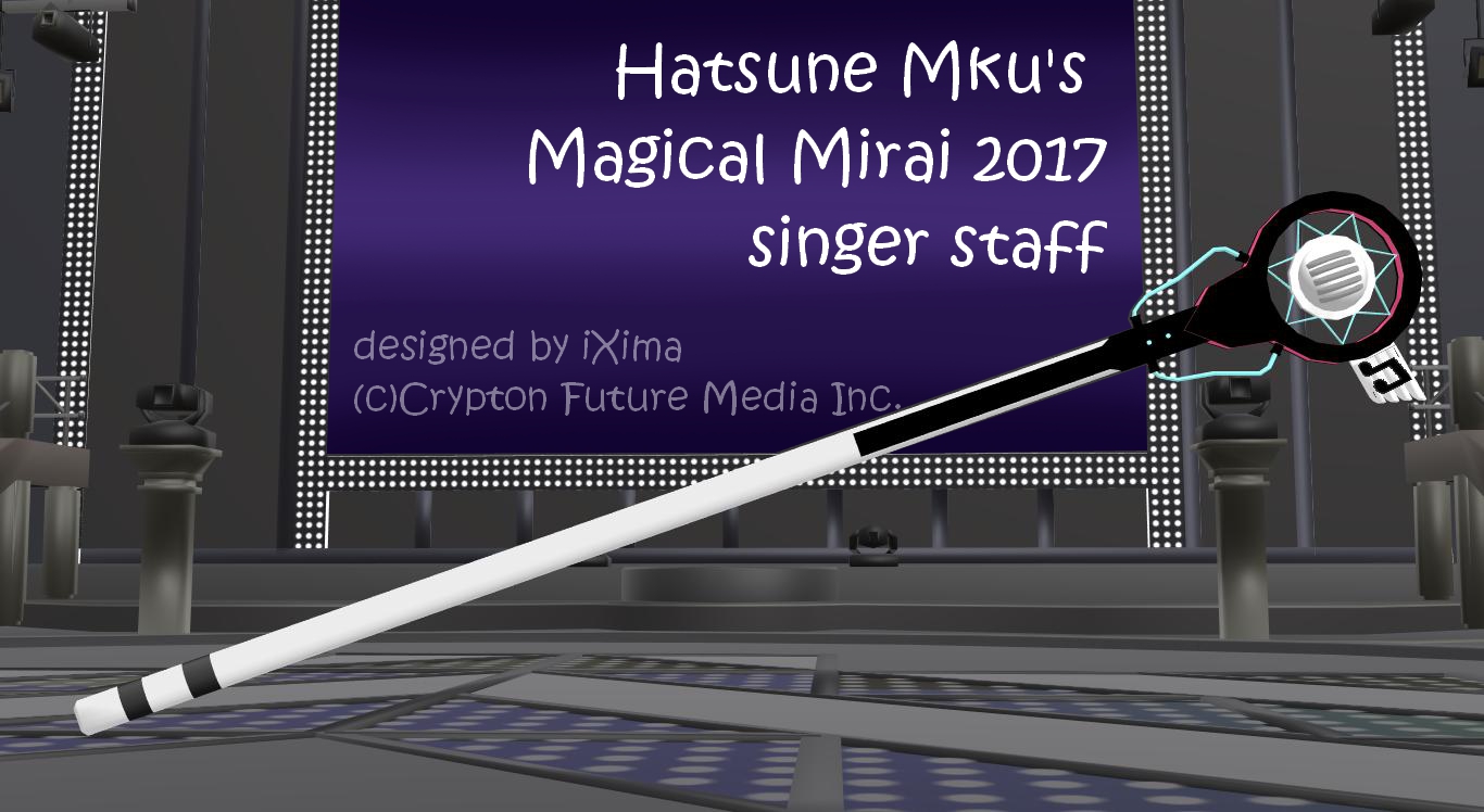 Hatsune miku's Magical Mirai singer staff by MMA by MikuMikuAccessory ...