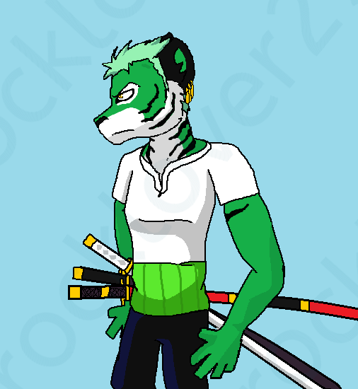 Zoro Anthro full body by RockieTheWolf25 on DeviantArt