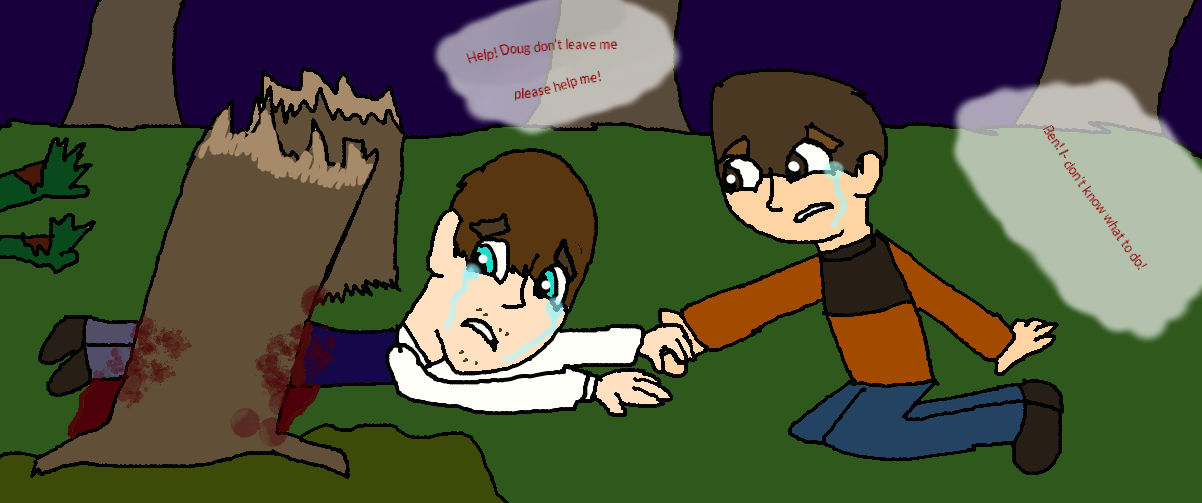 Ben is crushed by a tree by Ashben11 on DeviantArt