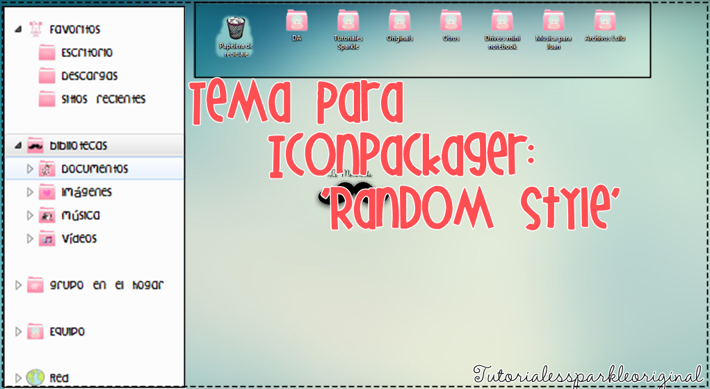Theme Para Iconpackager 'Random Style' by Tutoriales-Sparkle on DeviantArt