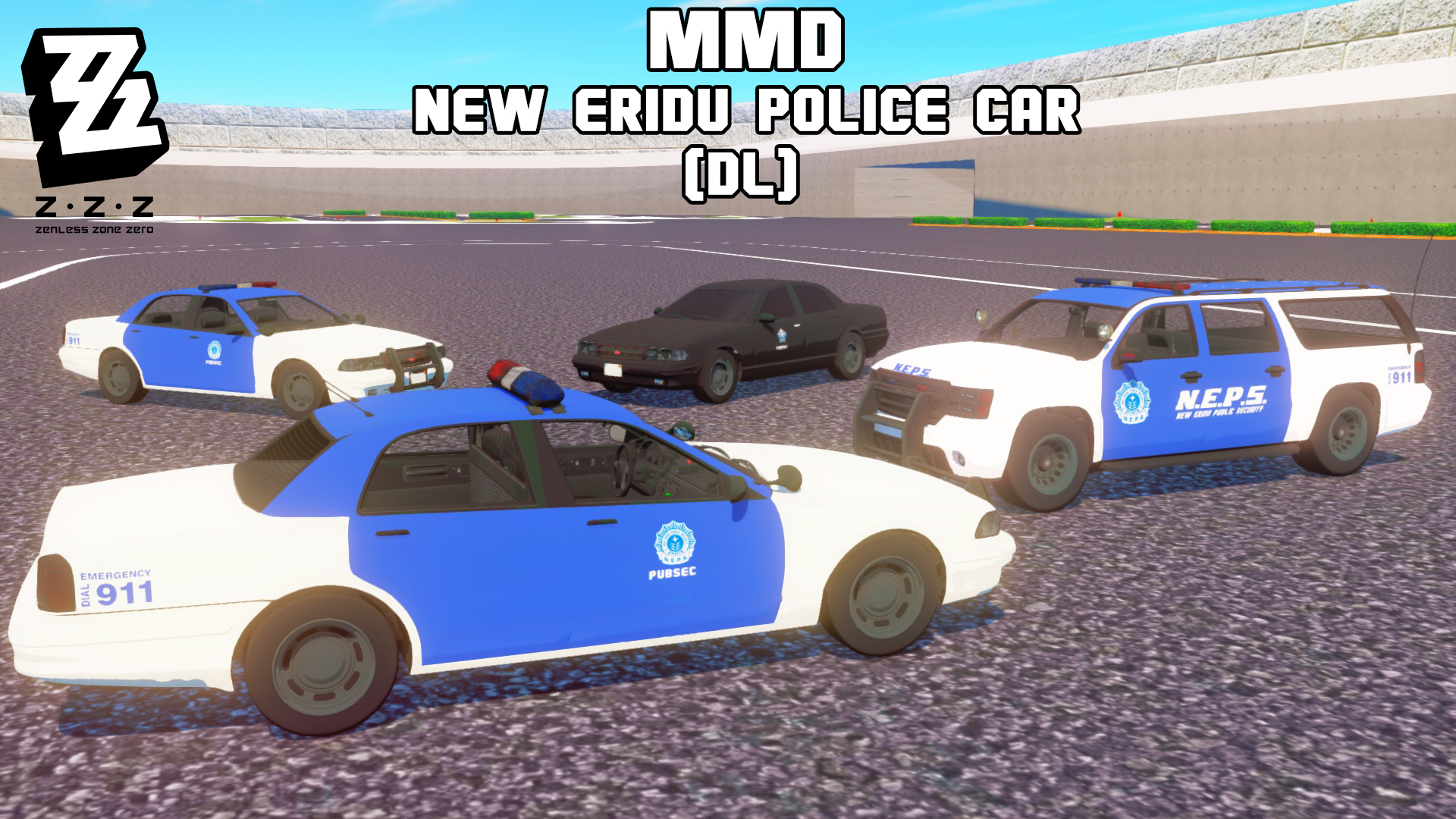 MMD New Eridu Police Car (DL) by Mist-To-Zero on DeviantArt