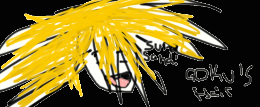 Goku's hair (derpy style) by Chocco-Cat-Mylo on DeviantArt