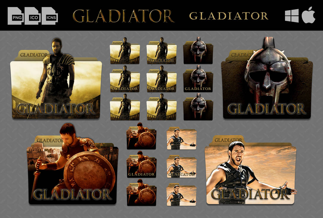Gladiator (2000) Movie Folder Icon Pack by DhrisJ on DeviantArt