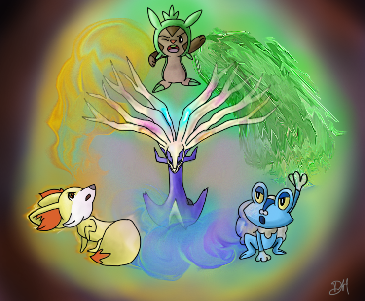 Pokemon X : Fight of types by Totemos on DeviantArt
