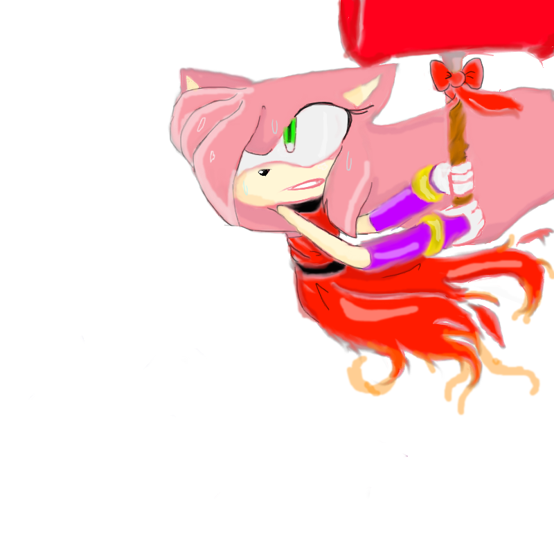 Amy in battle by reallt on DeviantArt