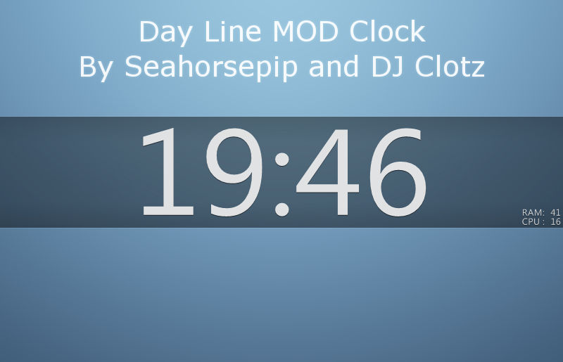 Day Line MOD Clock by Seahorsepip on DeviantArt
