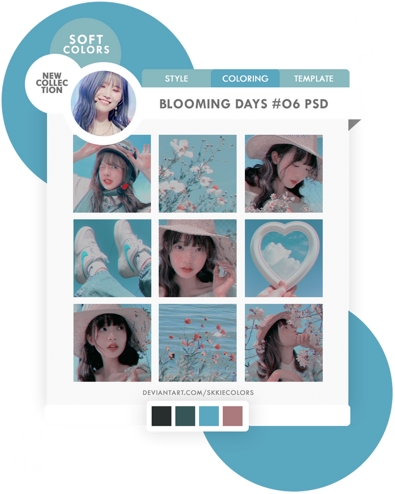 Blooming Days #06 (Soft Colors Collection) by SkkieColors on DeviantArt
