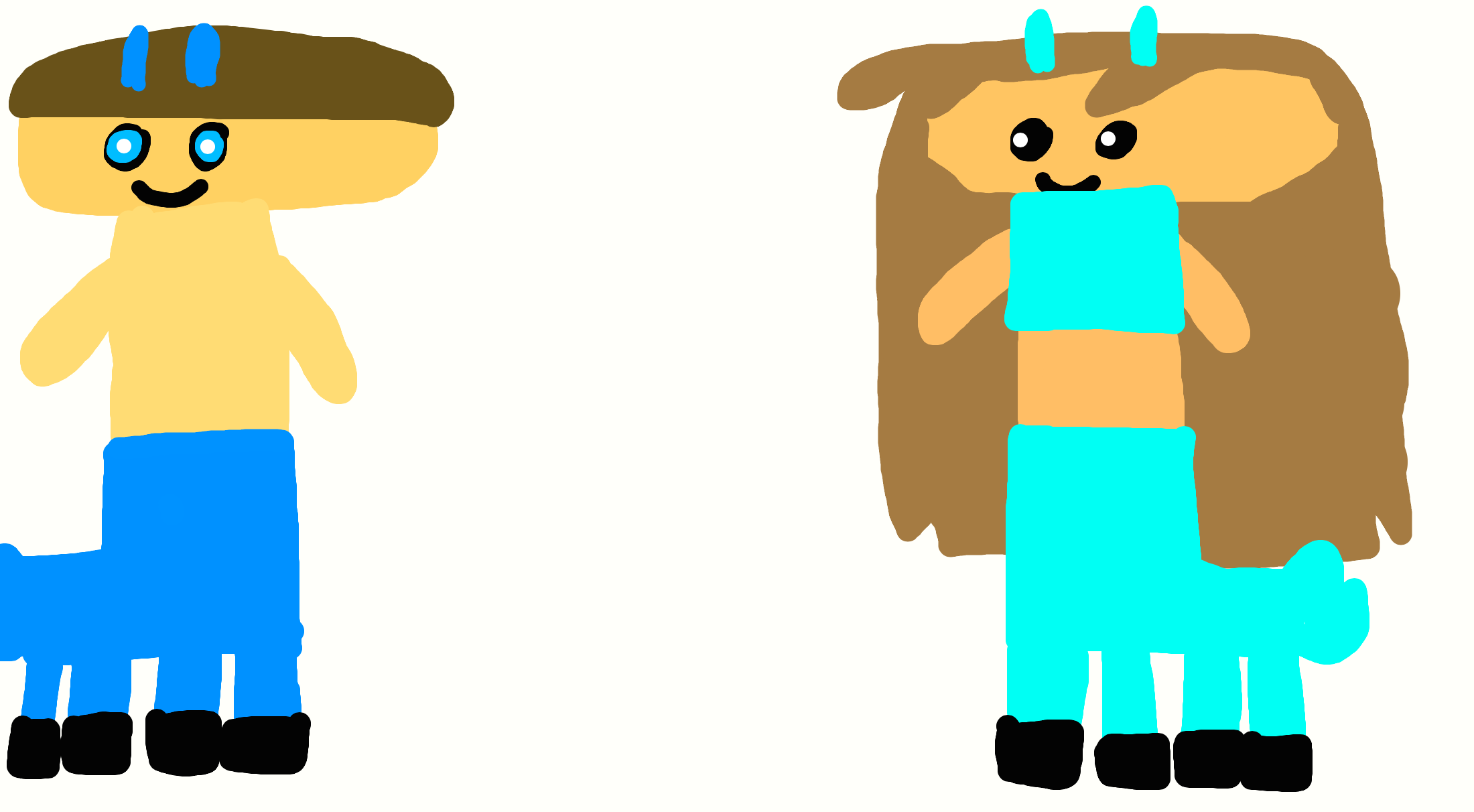 joshi and rosie as donkey centaurs by GraciePowerPuff on DeviantArt