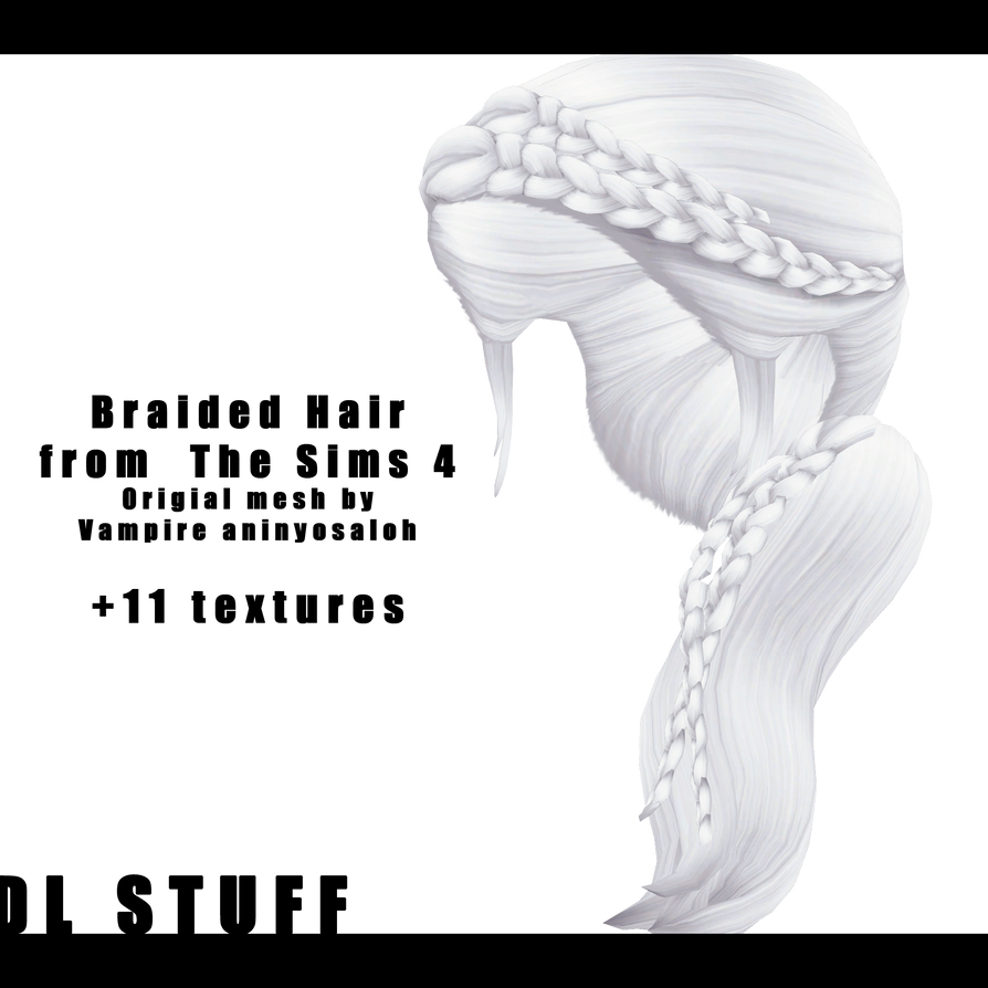 [MMD] Braided Hair [Download Stuff] by Wt-Jok on DeviantArt
