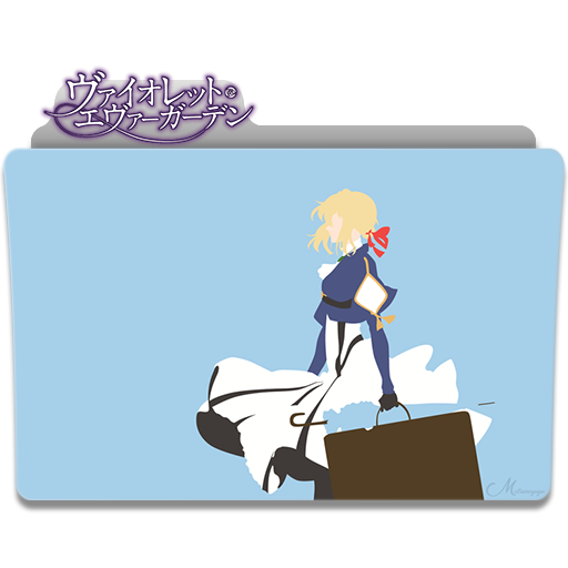 Violet Evergarden folder icon by Oussi20OM on DeviantArt