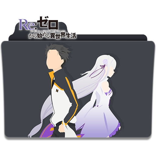 Re Zero folder icon v2 by Oussi20OM on DeviantArt