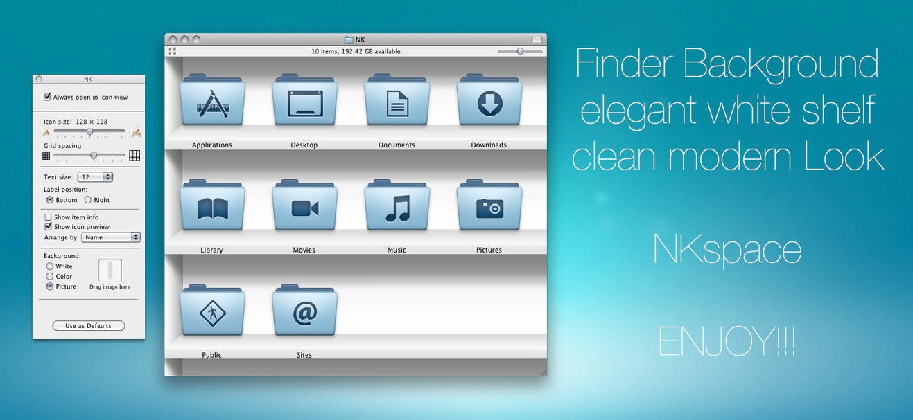 White Finder Background by NKspace on DeviantArt