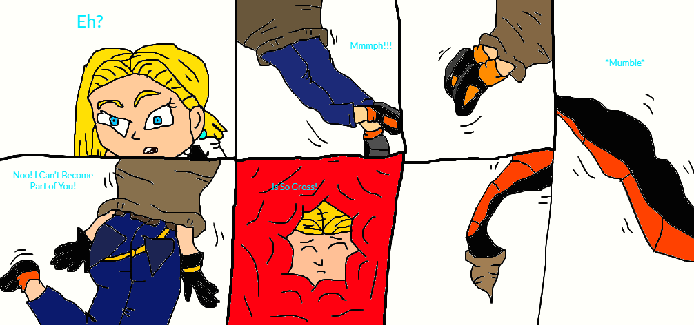 Android 18 is a Food by lileehilee on DeviantArt