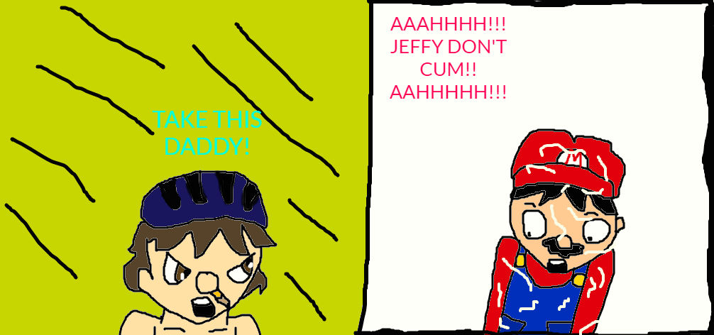 Jeffy Using Cumshot at Mario by lileehilee on DeviantArt
