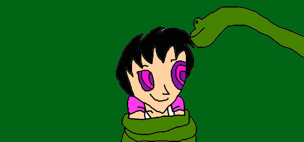 Videl And the Real Snake by lileehilee on DeviantArt