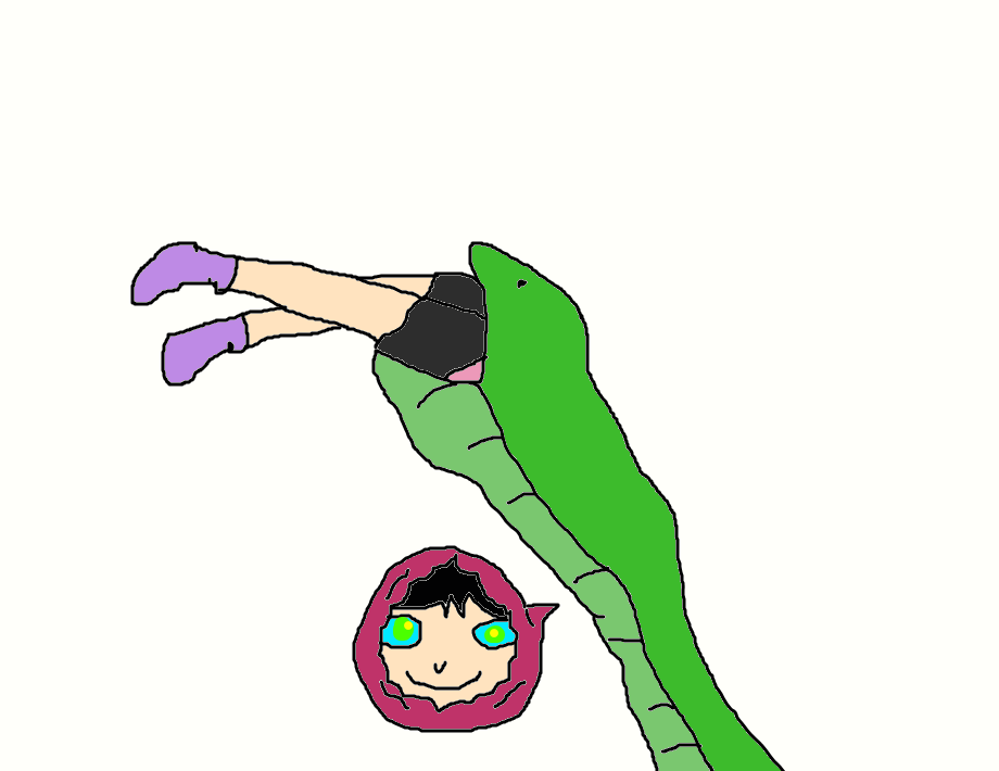 Green Snake Encounter (Vore) by lileehilee on DeviantArt