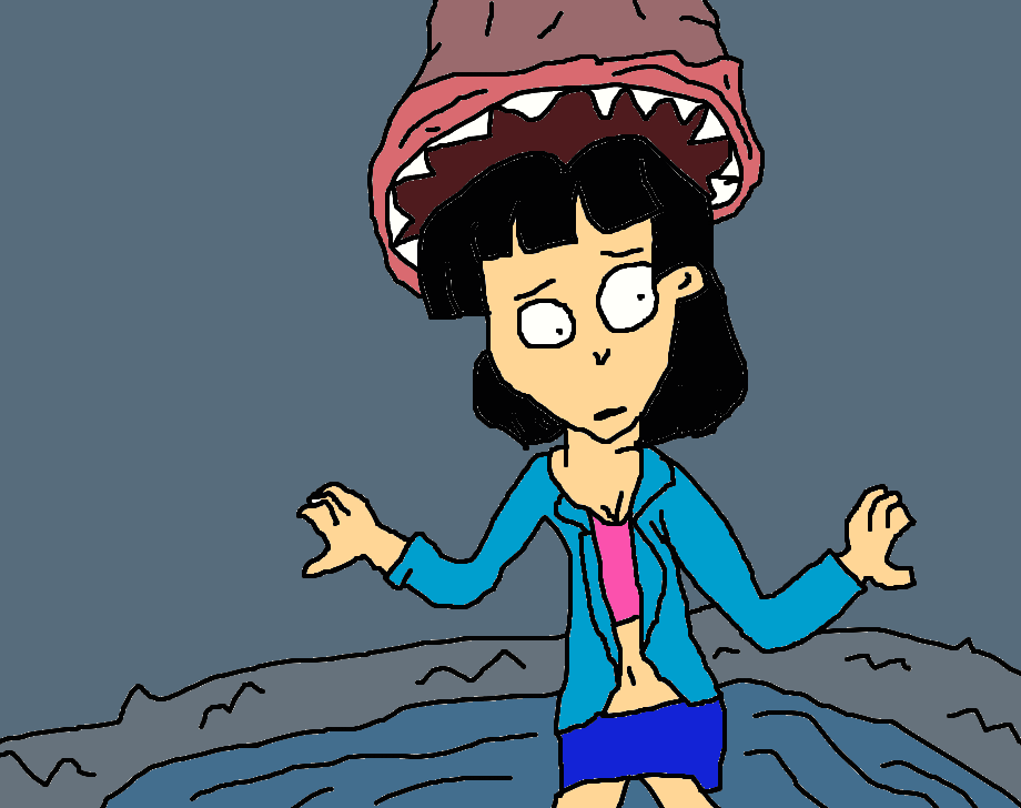 Videl and the Worm Monster by lileehilee on DeviantArt