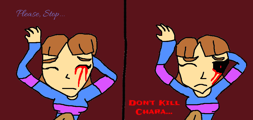 Frisk TERROR by lileehilee on DeviantArt