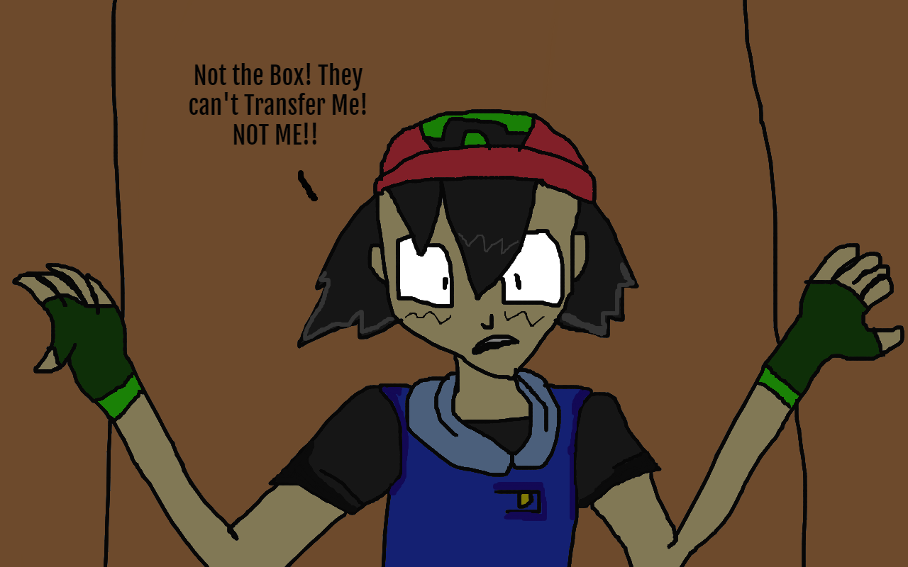 Ash Stuck In a Box Crate by lileehilee on DeviantArt