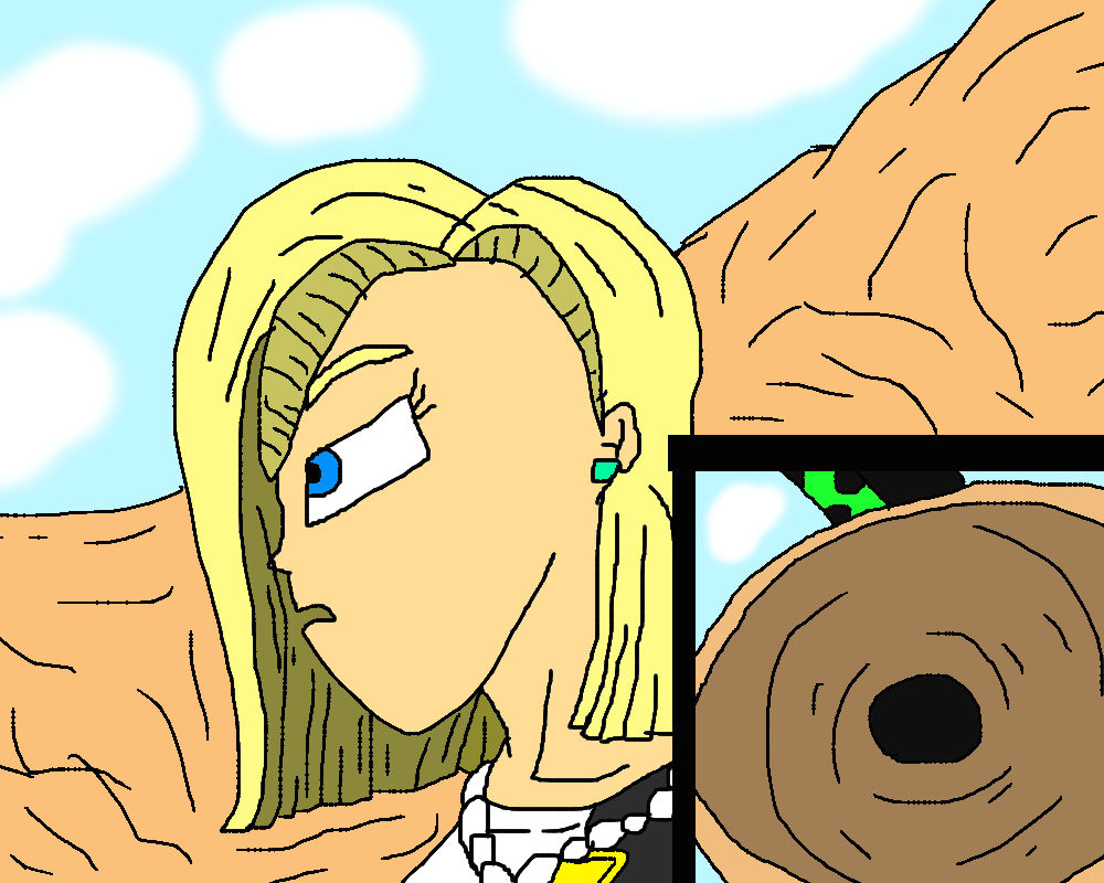 Imperfect Cell VS Android 18 - Part 1 by lileehilee on DeviantArt