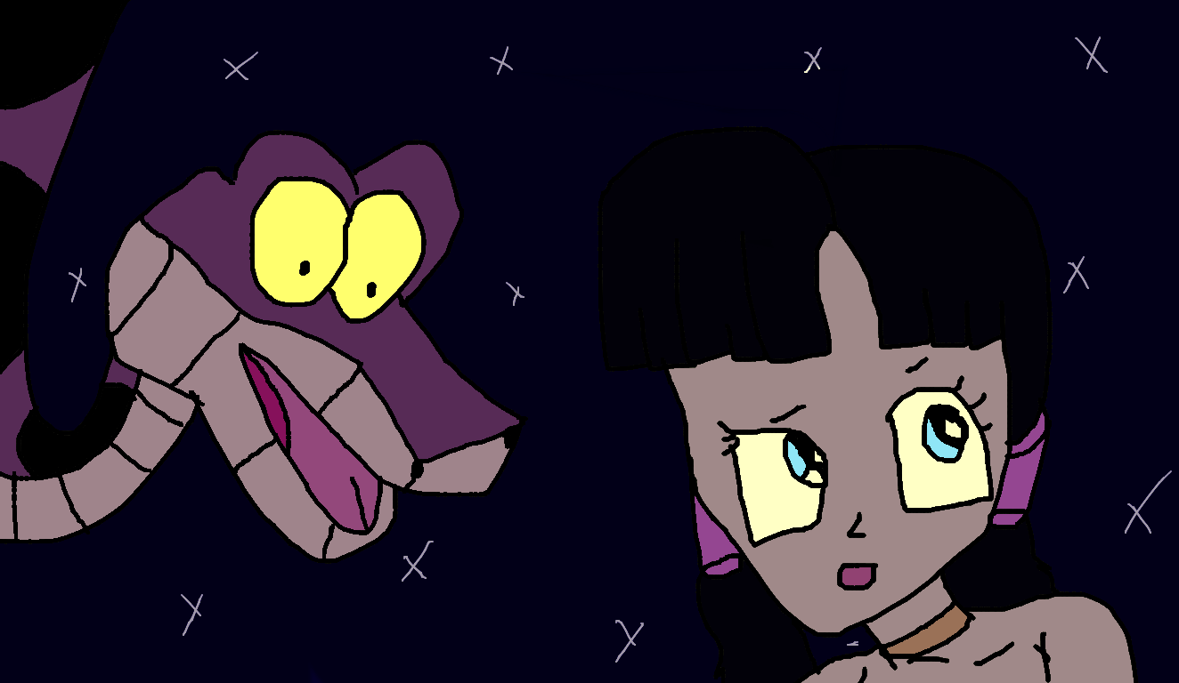 Videl and Kaa: The Next Girl-Cub Meal by lileehilee on DeviantArt