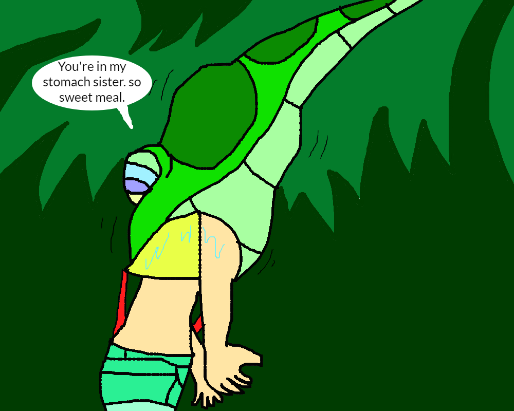 Kaa Eats Misty by lileehilee on DeviantArt